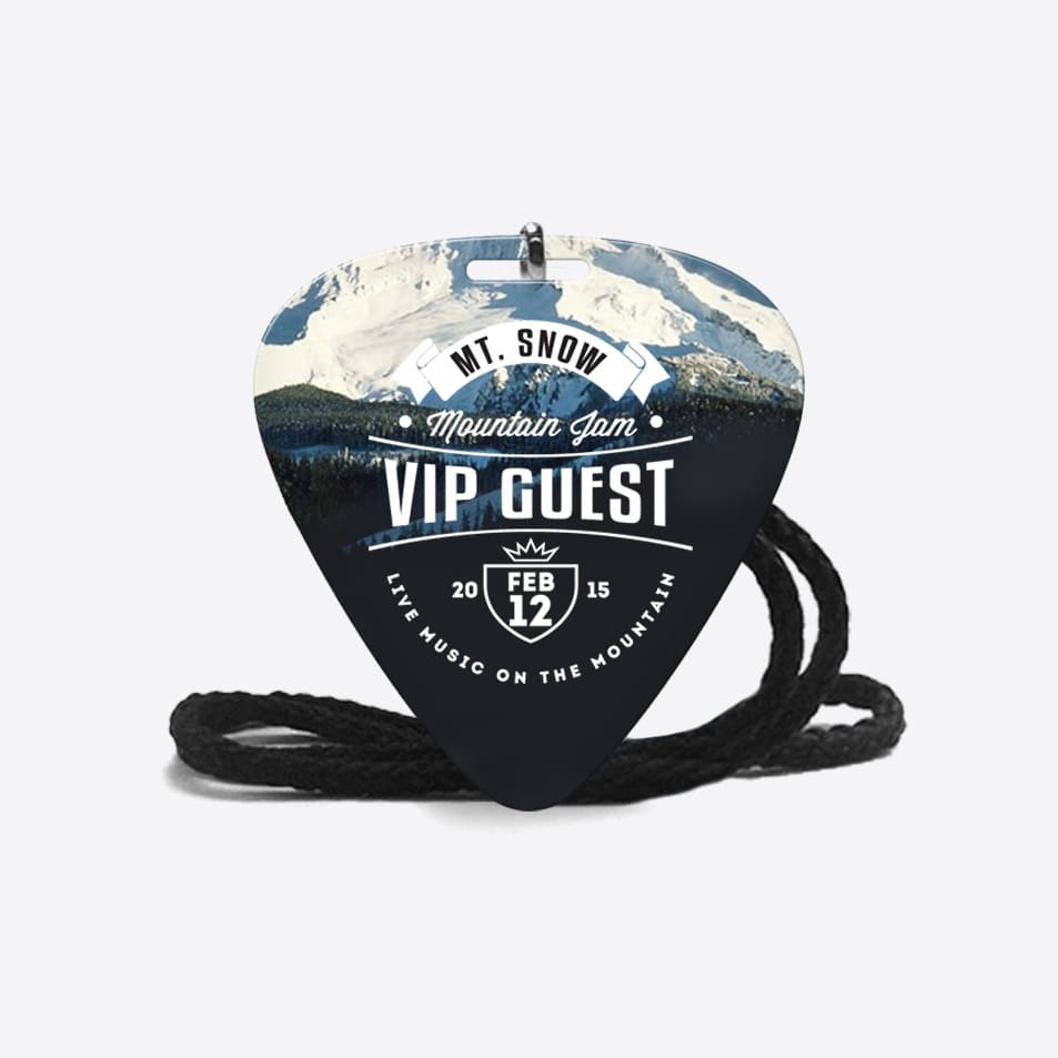 Custom Shape VIP, Event and Access Passes